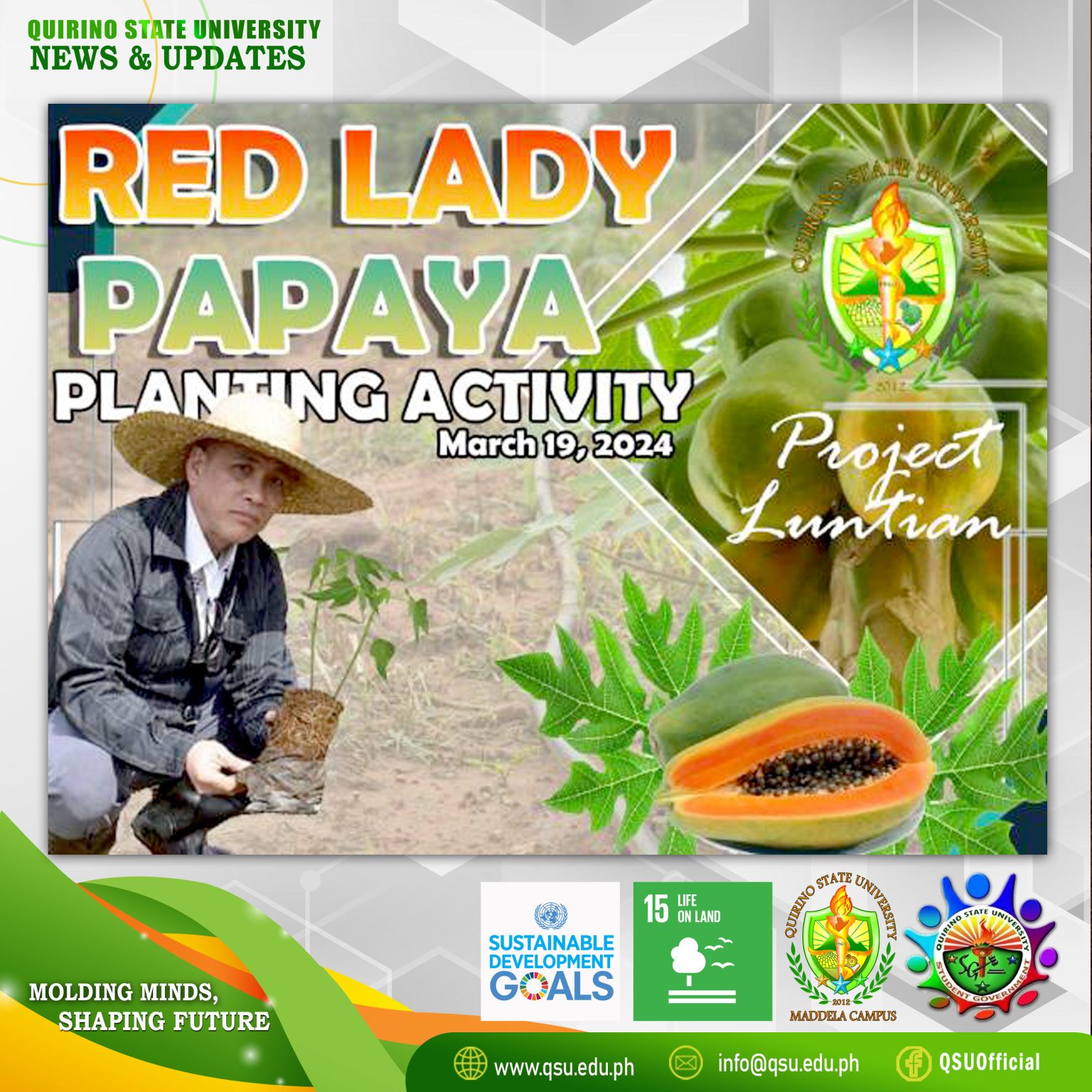 Quirino State University | "Molding Minds, Shaping Future"